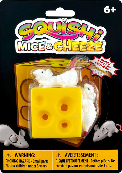 Squishi Mice Cheeze Pack Incredible Novelties - ToyWiz