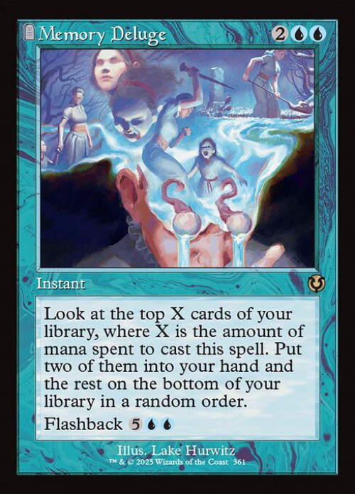 Magic The Gathering Innistrad Remastered Single Card Rare Memory Deluge ...