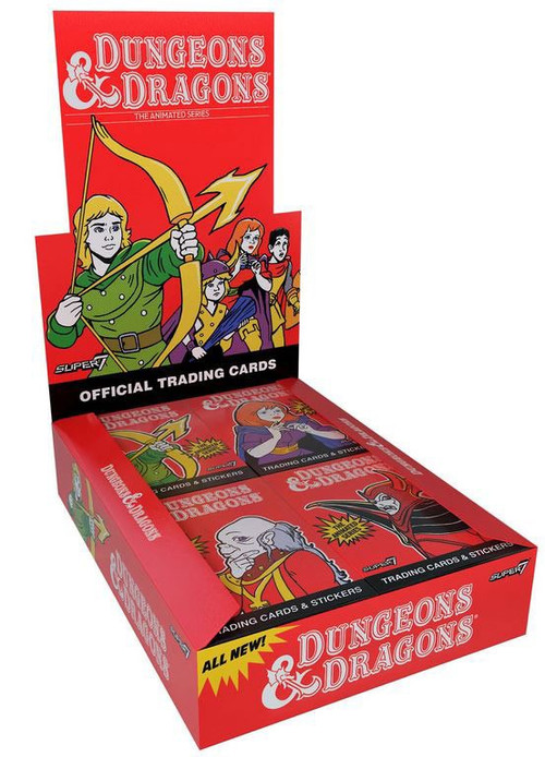 Dungeons Dragons Animated Series Series 1 Trading Card Wax Pack Box 24 ...