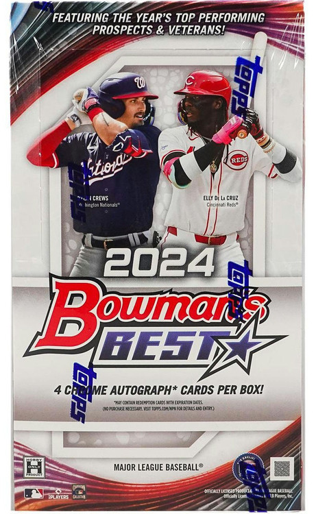 MLB Bowman best 2024 Bowmans Best Baseball Trading Card HOBBY Box 12 ...