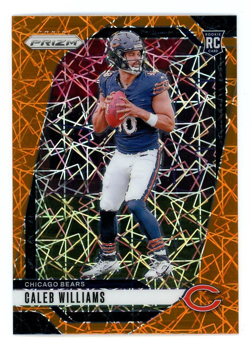 NFL 2024 Panini Prizm Football Single Card Orange Lazer Caleb Williams ...