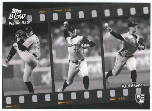 MLB Topps 2024 Topps Black and White Baseball Single Card Frame Rate ...