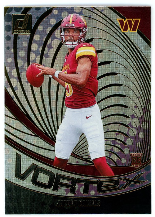 NFL 2024 Panini Donruss Football Single Card Vortex Jayden Daniels VOR ...