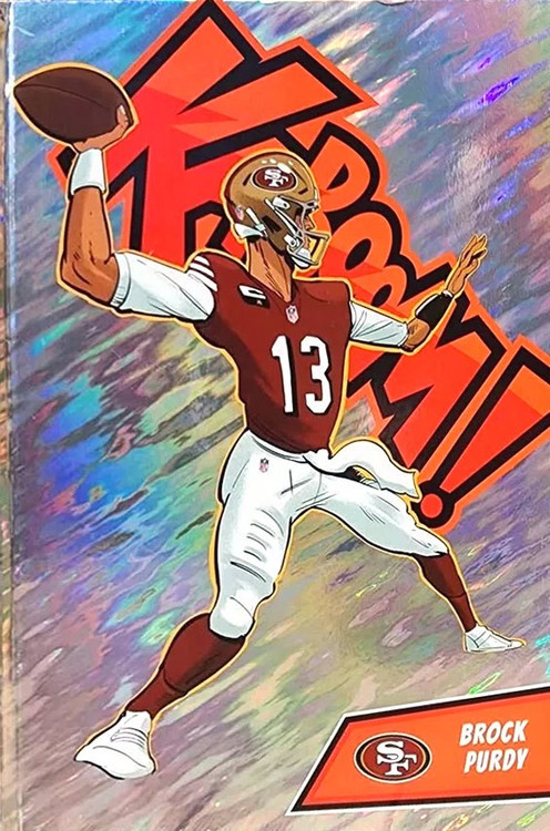 NFL Panini 2024 Absolute Football KABOOM Pop-Up Brock Purdy Countdown ...