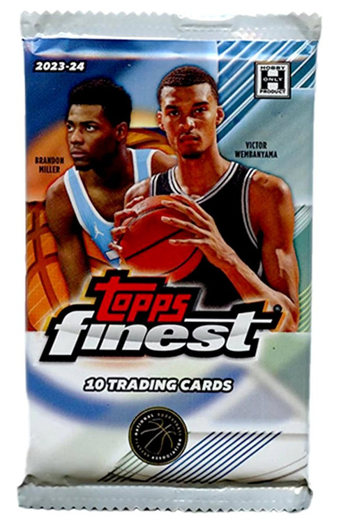 NBA Topps 2023-24 Finest Trading Card HOBBY Pack 10 Cards - ToyWiz