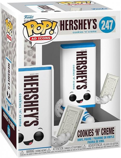 Funko Hersheys POP AD Icons Cookies N Creme Vinyl Figure 247 - ToyWiz