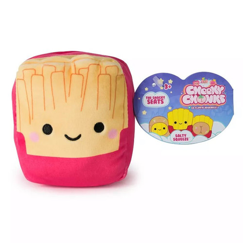 Cheeky Chonks Snacky Seats Salty Squeeze 4.5 Reversible Plush Spin ...