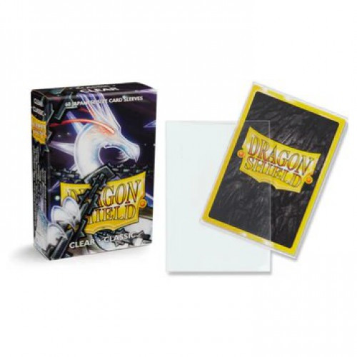Dragon Shield Matte Clear Classic Japanese Card Sleeves 60 Count Arcane ...