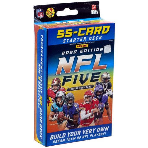 NFL Trading Card Game 2020 Five Football Starter Deck 55 Cards Panini ...