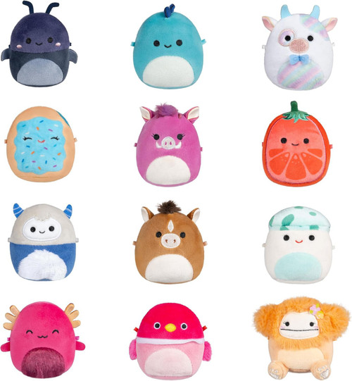 Squishmallows Micromallows Belozi, Horace, IndieMae, Della, Bebb ...