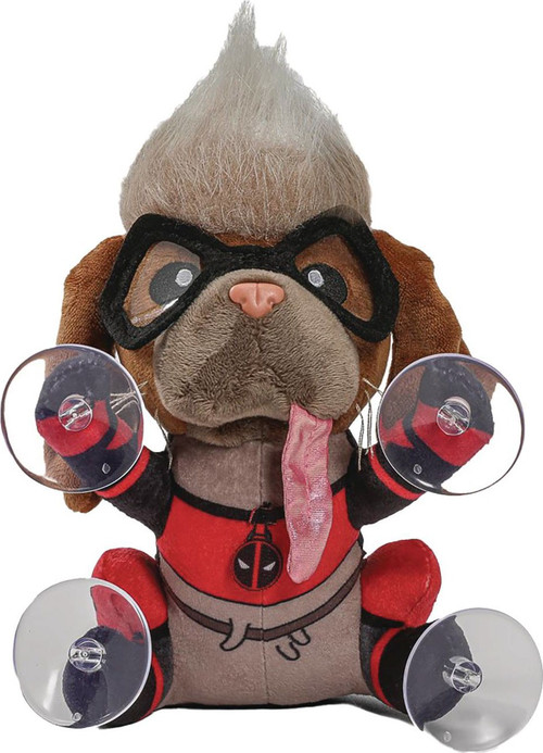 Marvel Deadpool Wolverine Dogpool 6 Plush Window Clinger Kidrobot NECA ...