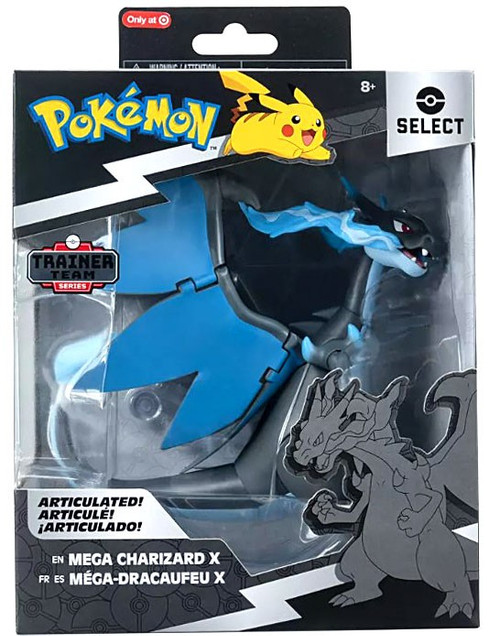 Pokemon Select Mega Charizard X Exclusive 6 Action Figure Jazwares - ToyWiz