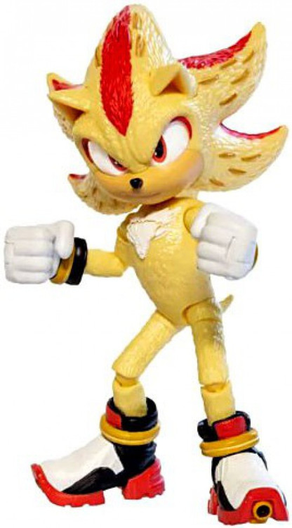 Sonic The Hedgehog 3 Light Up Super Shadow Exclusive 5 Action Figure ...