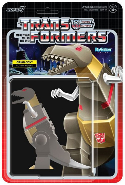 ReAction Transformers Grimlock 3.75 Action Figure Dinosaur Mode ...