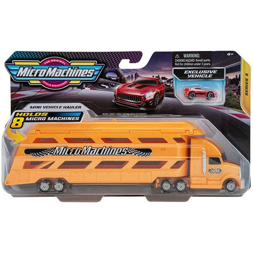 Micro Machines Series 3 Mini Vehicle Hauler Vehicle 2-Pack Orange ...