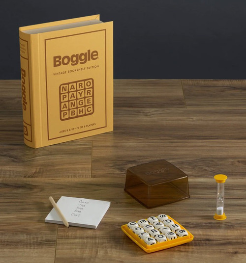 Boggle Vintage Bookshelf Edition Boggle WS Game Company - ToyWiz