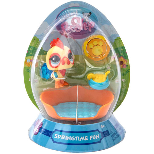 Littlest Pet Shop Springtime Fun Rooster Exclusive Figure Set Virtual ...