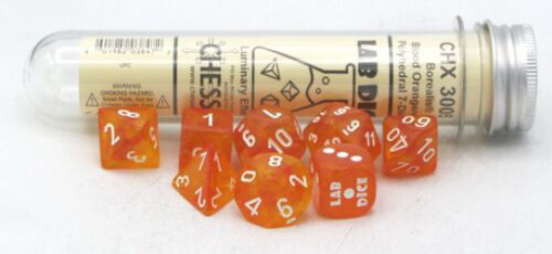 Chessex Gaming Supplies Lab Dice Borealis Polyhedral 7-Die Dice Set ...