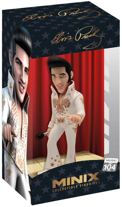 Elvis Elvis Presley 4.75 Vinyl Figure 14552 White MINIX - ToyWiz
