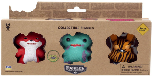 Fuggler Collectible Figure 2.5 Mystery 3-Pack 3 RANDOM Characters PMI ...