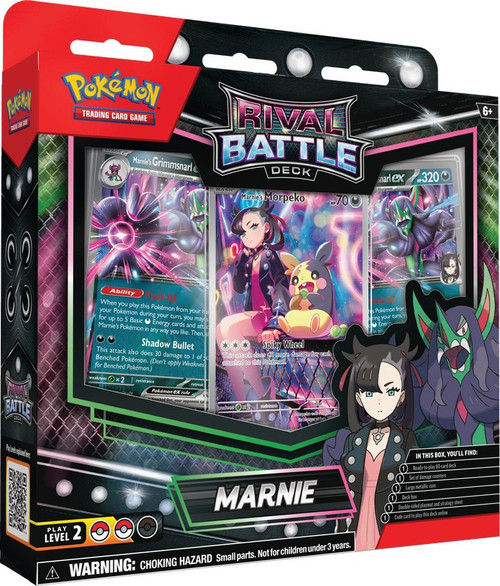 Pokemon Rival Battle Marnie Deck 60 Cards, Grimmsnarl ex Pokemon USA ...