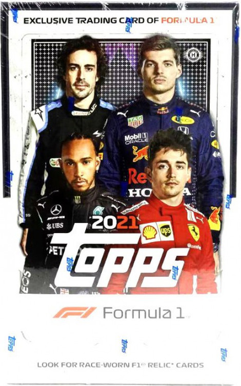 Formula 1 Topps 2021 Trading Card HOBBY Box 18 Packs Per Box, 8 Cards ...