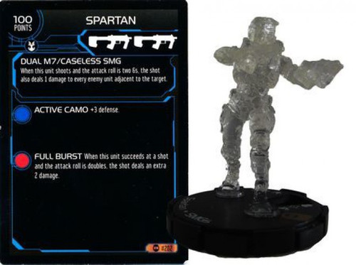 Halo 3 ActionClix Single Figure Promo SMGs 202 Clear - ToyWiz