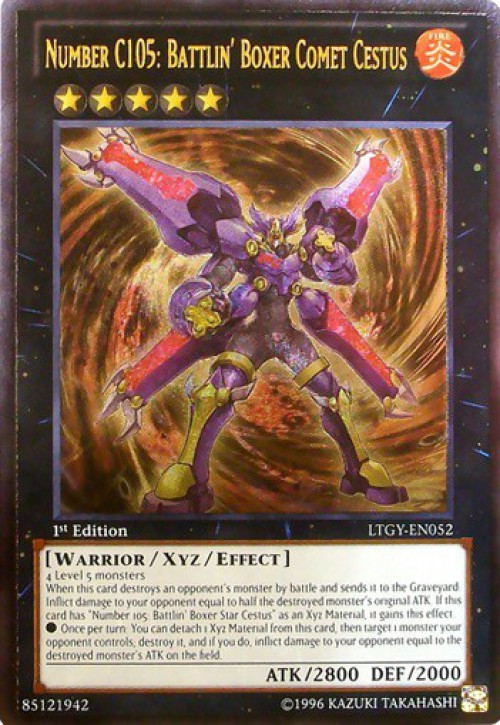 YuGiOh Trading Card Game Lord of the Tachyon Galaxy Single Card Ultimate Rare Number C105 ...