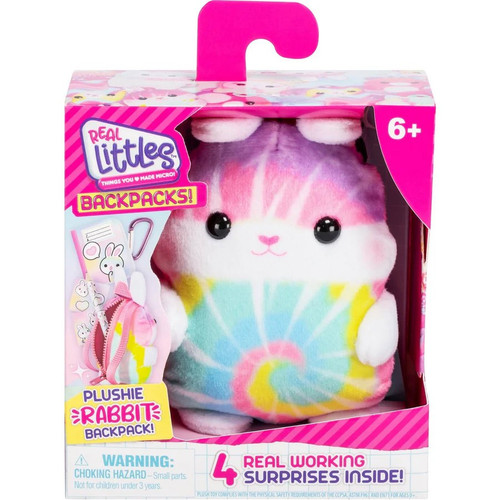 Shopkins Real Littles Plushie PET Backpacks Rabbit Mystery Pack 4 Real ...
