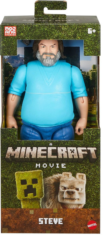 A Minecraft Movie Steve 12 Action Figure Mattel Toys - ToyWiz