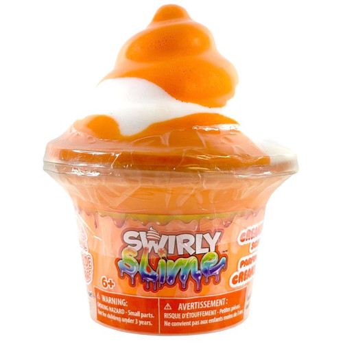 Swirly Slime ORANGE 2.82Oz Slime Incredible Novelties - ToyWiz