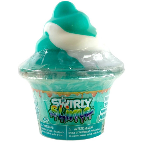 Swirly Slime Green 2.82Oz Slime Incredible Novelties - ToyWiz