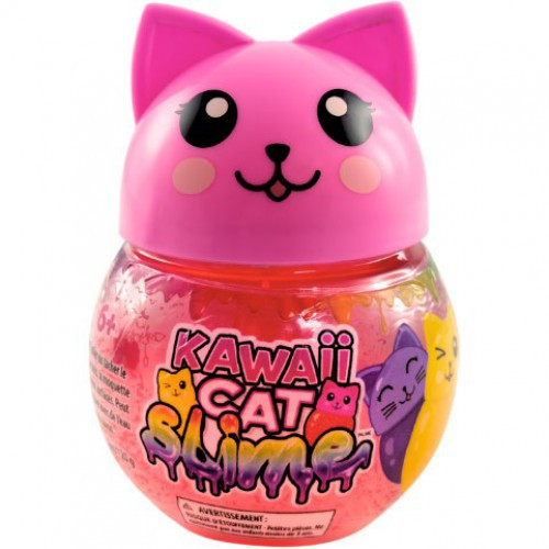 Kawaii Cat Slime PINK 5.6Oz Slime Incredible Group - ToyWiz