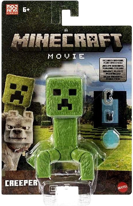 A Minecraft Movie Creeper 4 Action Figure 2025 Mattel Toys - ToyWiz