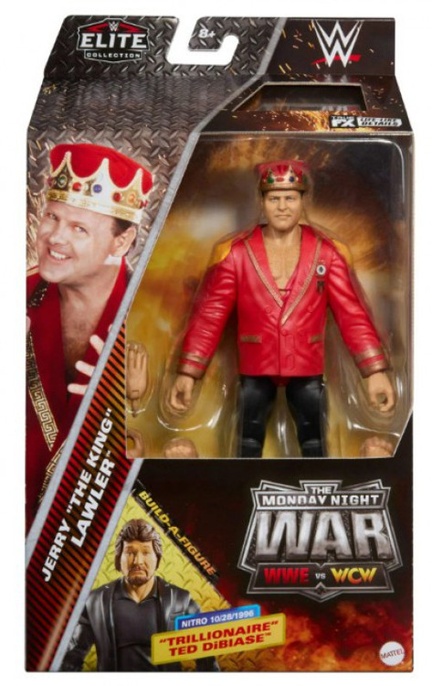 WWE Wrestling Elite Collection Monday Night War Jerry The King Lawler ...