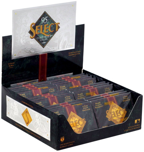 MLB 1995 Select Certified Edition Baseball Trading Card HOBBY Box 20 ...