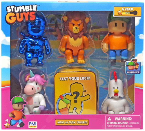 Stumble Guys Mini Action Figures Dynamitron, Leonidas, Mr. Stumble ...