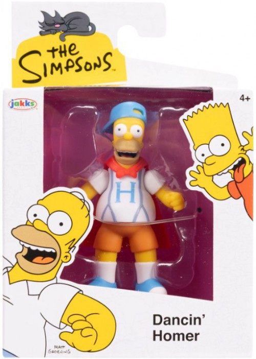 The Simpsons Scaled Figures Wave 4 Dancin Homer 2.5 Mini Figure Jakks ...