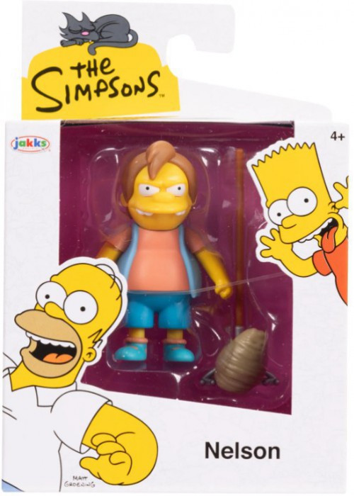 The Simpsons Scaled Figures Wave 4 Nelson Muntz 2.5 Mini Figure Rake ...