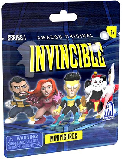 Invincible Mini Figures Series 1 Mystery Pack 1 RANDOM Character ...
