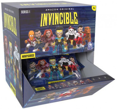 Invincible Mini Figures Series 1 Mystery Box 24 Packs Phat Mojo - ToyWiz