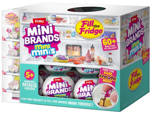 Mini Brands Mini Minis Fill The Fridge Mystery Box 25 Packs Zuru Toys ...