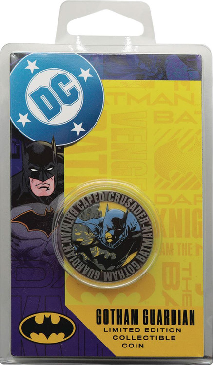 DC Batman Batman Metal Coin The Caped Crusader Fanattik Collectibles ...