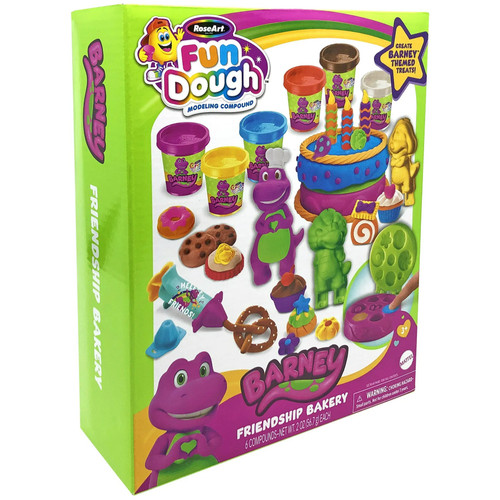 Barney Friends Fun Dough Friendship Bakery Playset Rose Art - ToyWiz