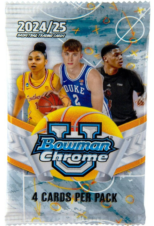 NCAA Topps 2024-25 Bowman University Chrome Basketball Trading Card ...