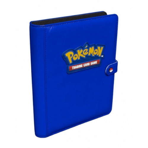Ultra Pro Pokemon Trading Card Game Premium Blue 4-Pocket Snap Binder ...