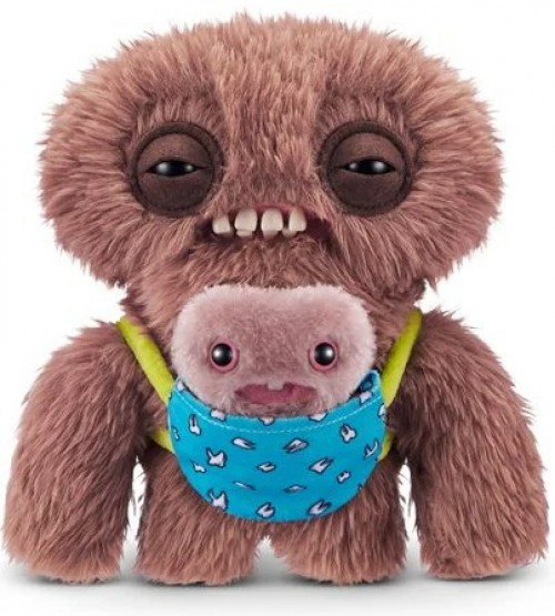 Fuggler Mini Rascals Series 1 Squidge 9 Plush Brown Zuru Toys - ToyWiz
