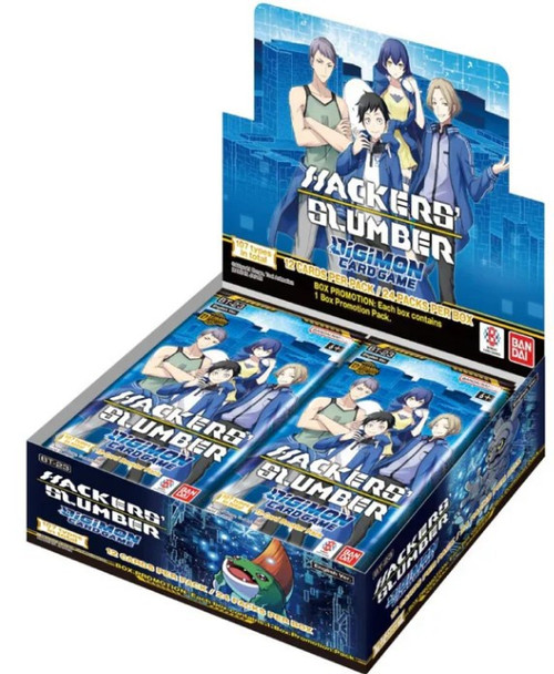 Digimon Card Game Hackers Slumber Booster Box BT-23 ENGLISH, 24 Packs ...