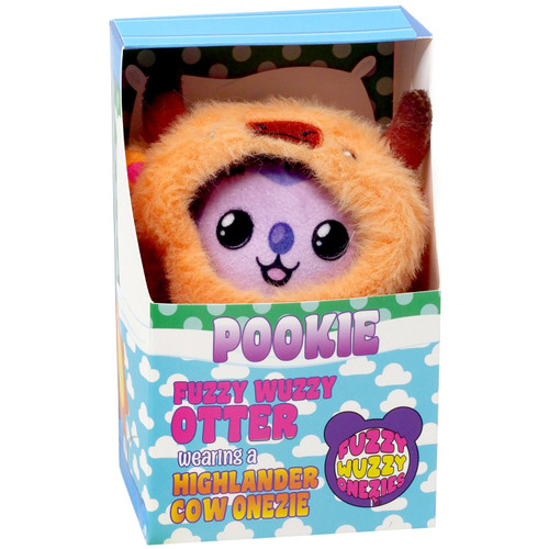Fuzzy Wuzzy Onezies Series 1 Pookie Otter Wearing a Highlander Cow ...