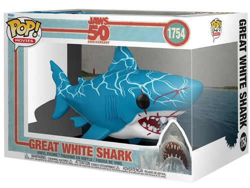 Funko Jaws POP Movies Great White Shark Deluxe Vinyl Figure 1754 - ToyWiz